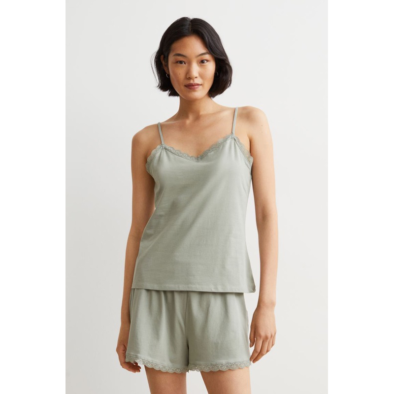 Lacey Strappy Plain Top | Shopee Malaysia