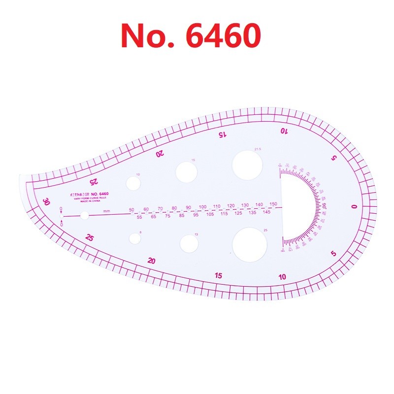 6460 6403 6401 Sewing Rulers Metric Sleeve Curve, Armhole Ruler ...