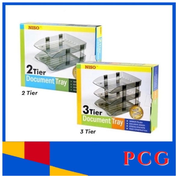 NISO A4 Document Tray 2/3 Tiers / In Out Tray / Dulang Dokumen 3 ...