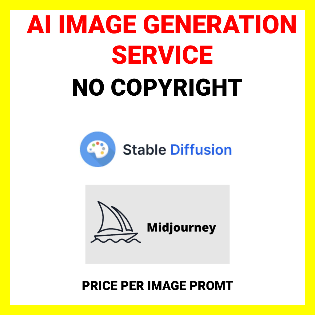 Midjourney AI Image Generation Service From Prompt | Custom Stable ...