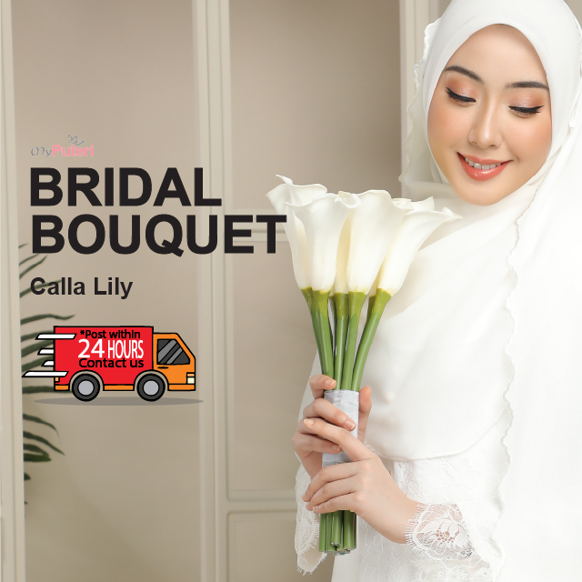 [CALLA LILY Hand Bouquet] Bunga Tangan, Hand Bouquet, Bunga Tangan ...