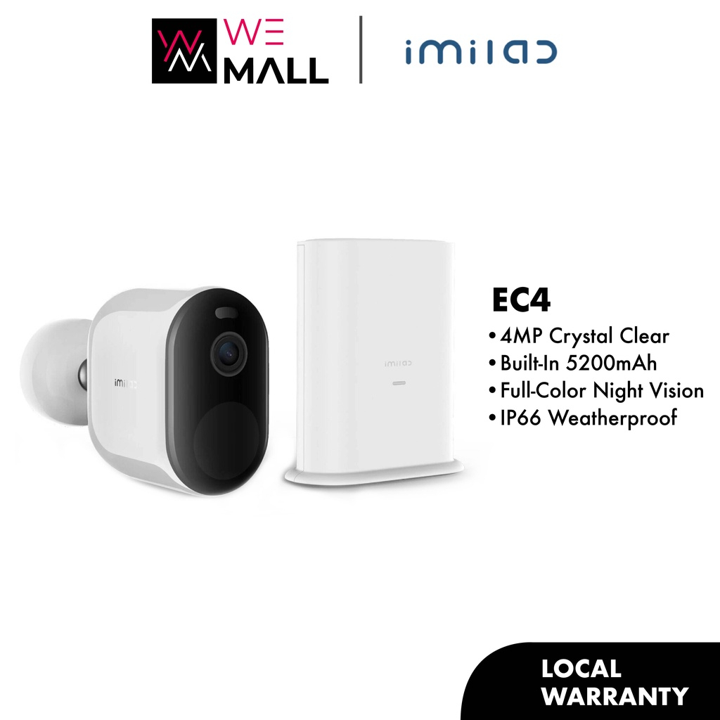 IMILAB EC4 Smart Outdoor Camera Waterproof Wireless CCTV Built-in ...
