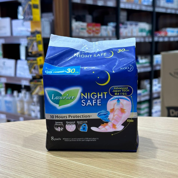 LAURIER NIGHT SAFE WITH WINGS 30CM (8S) | Shopee Malaysia
