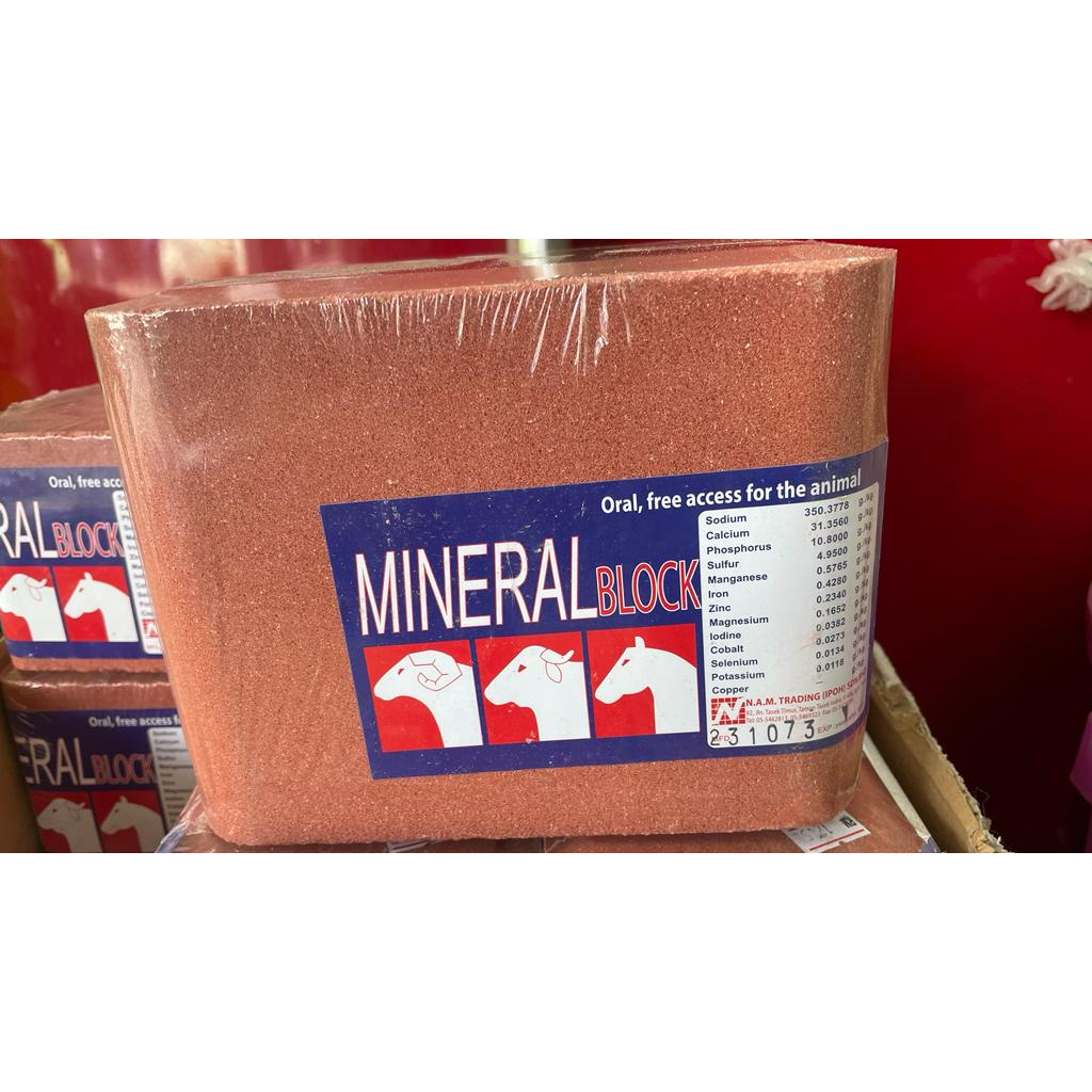 Mineral Block For Cow Goat Cattle / Garam Jilat Ternakan & Haiwan ...