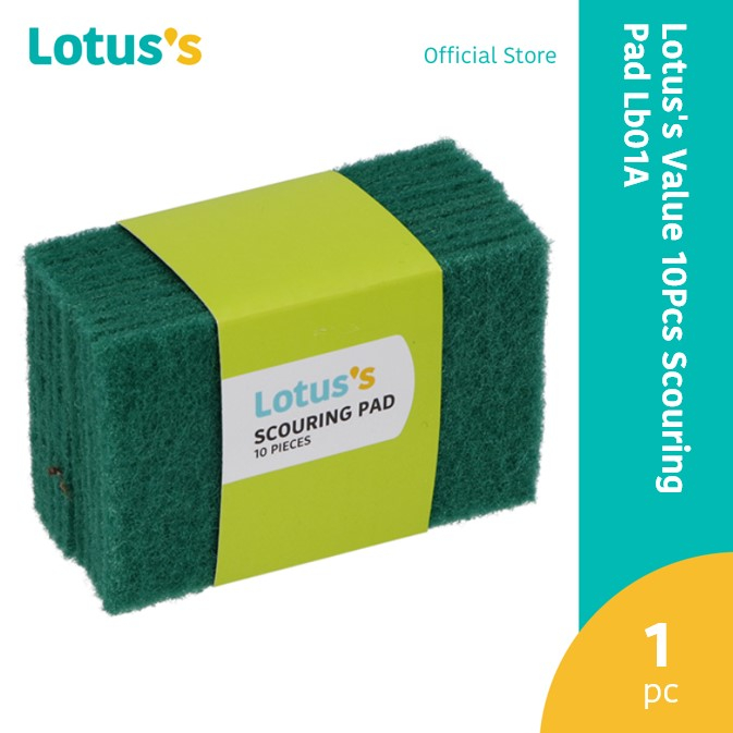 Lotus's Value Scouring Pad (10 Pcs) Lb01A | Shopee Malaysia