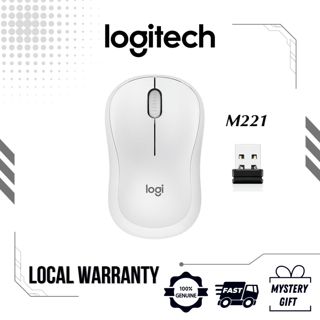 Logitech M221 (USB Dongle) | M240 (Bluetooth) Silent Wireless USB Mouse ...
