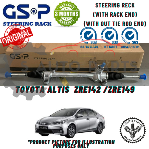 TOYOTA ALTIS ZZE142 / ZRE142 /ZRE149 ('08-'13) POWER STEERING GEAR RACK ...