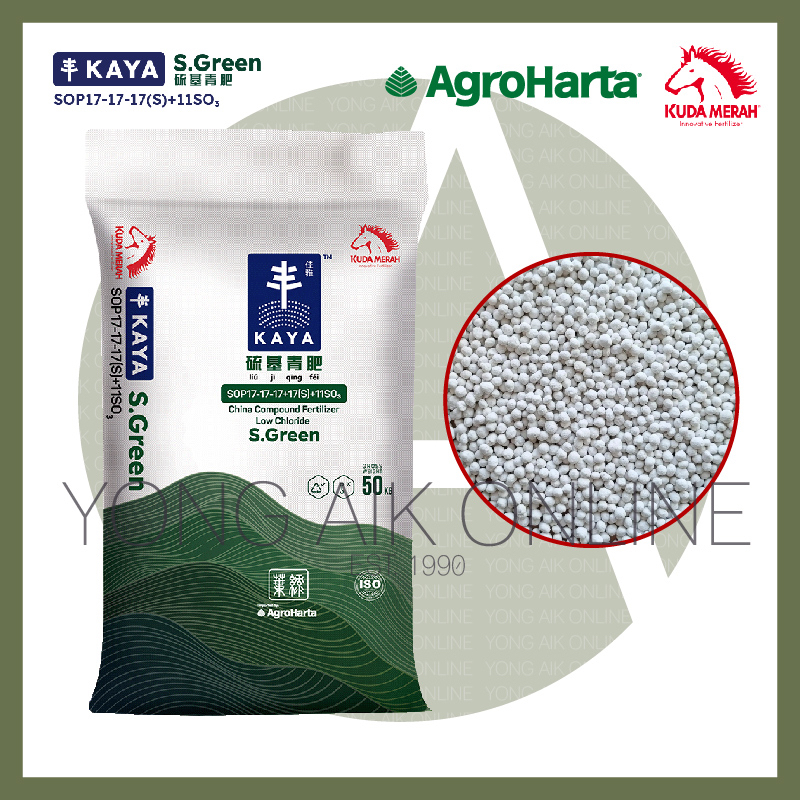 [REPACK 1KG/2KG] Baja Kuda Merah 17/17/17 | KAYA S.Green | Baja ...