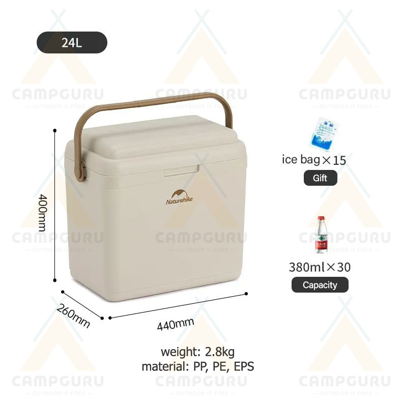 Naturehike Antibacterial Cooler Box Outdoor Insulation Incubator 9L 13L 24L 33L portable ice ...