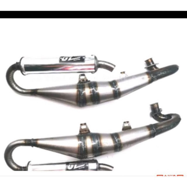 SUZUKI V100 V Scooter OP Racing Exhaust Pipe U-Turn Ekzos GL Racing ...