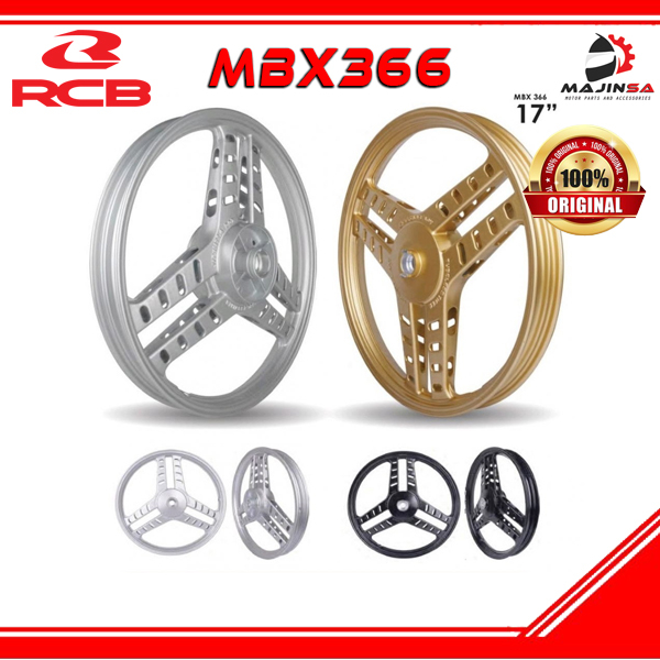 RACING BOY SPORT RIM MBX366 KAWASAKI AR80 HONDA WAVE110 YAMAHA SRL115Z ...