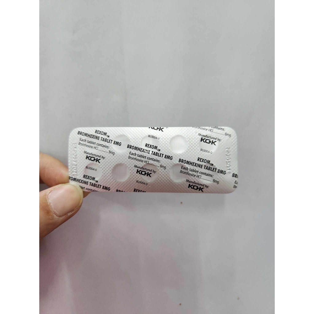 REXOM BROMHEXINE 8MG TABLET 10'S/STP | Shopee Malaysia
