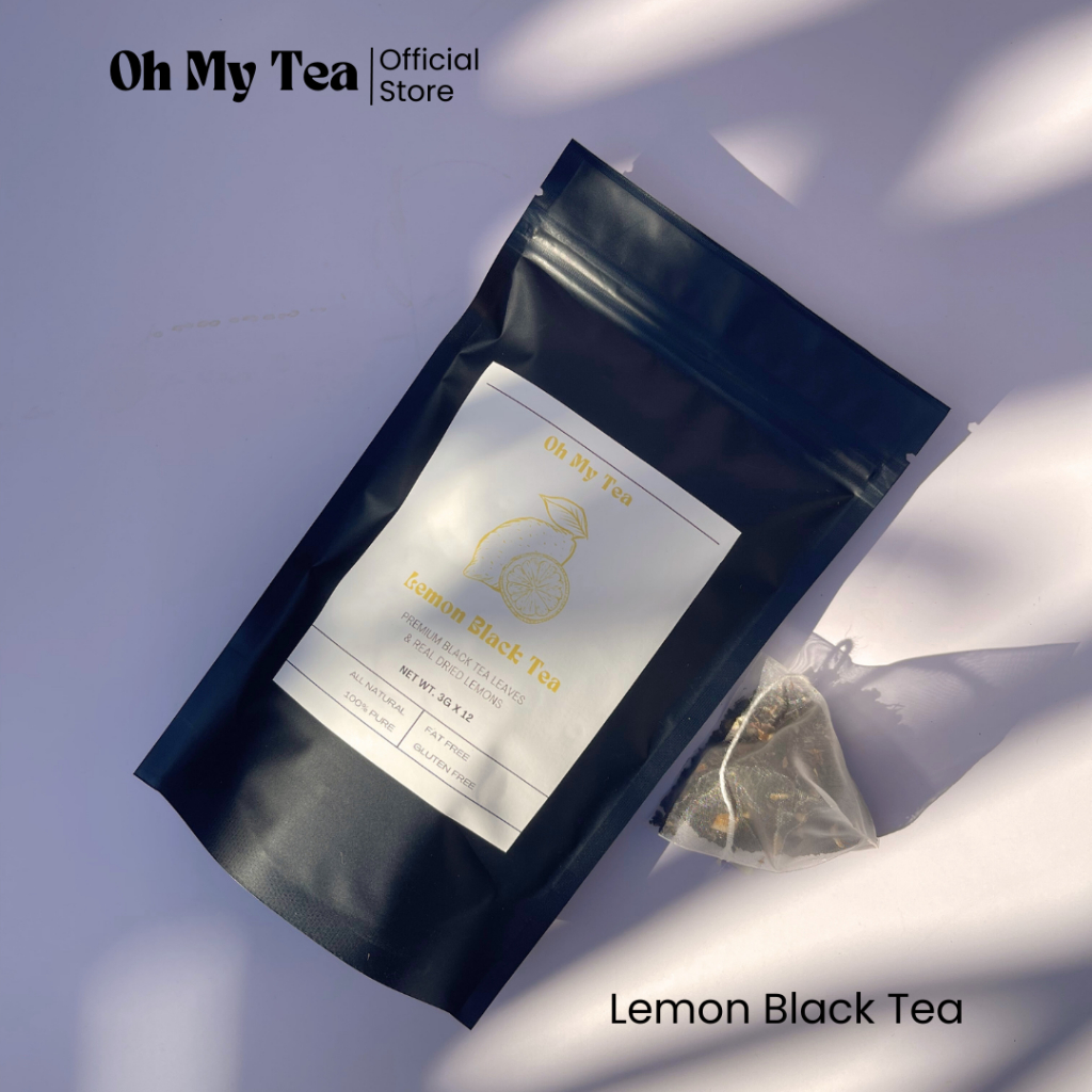 OhMyTea | Lemon Black Tea 柠檬红茶包 /Premium Ceylon Black Tea /Fruit Tea ...
