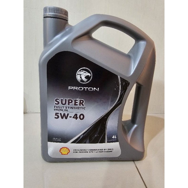 PROTON ENGINE FULLY OIL 5W40 4 LITER FOR X70 | Shopee Malaysia