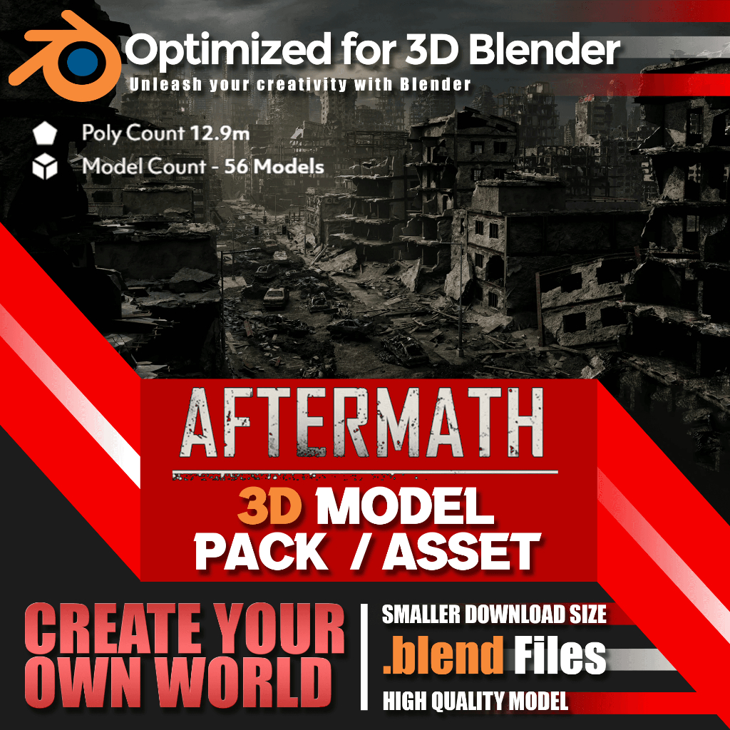 3D Model Pack - Aftermath (3D Digital Model Pack) | Shopee Malaysia