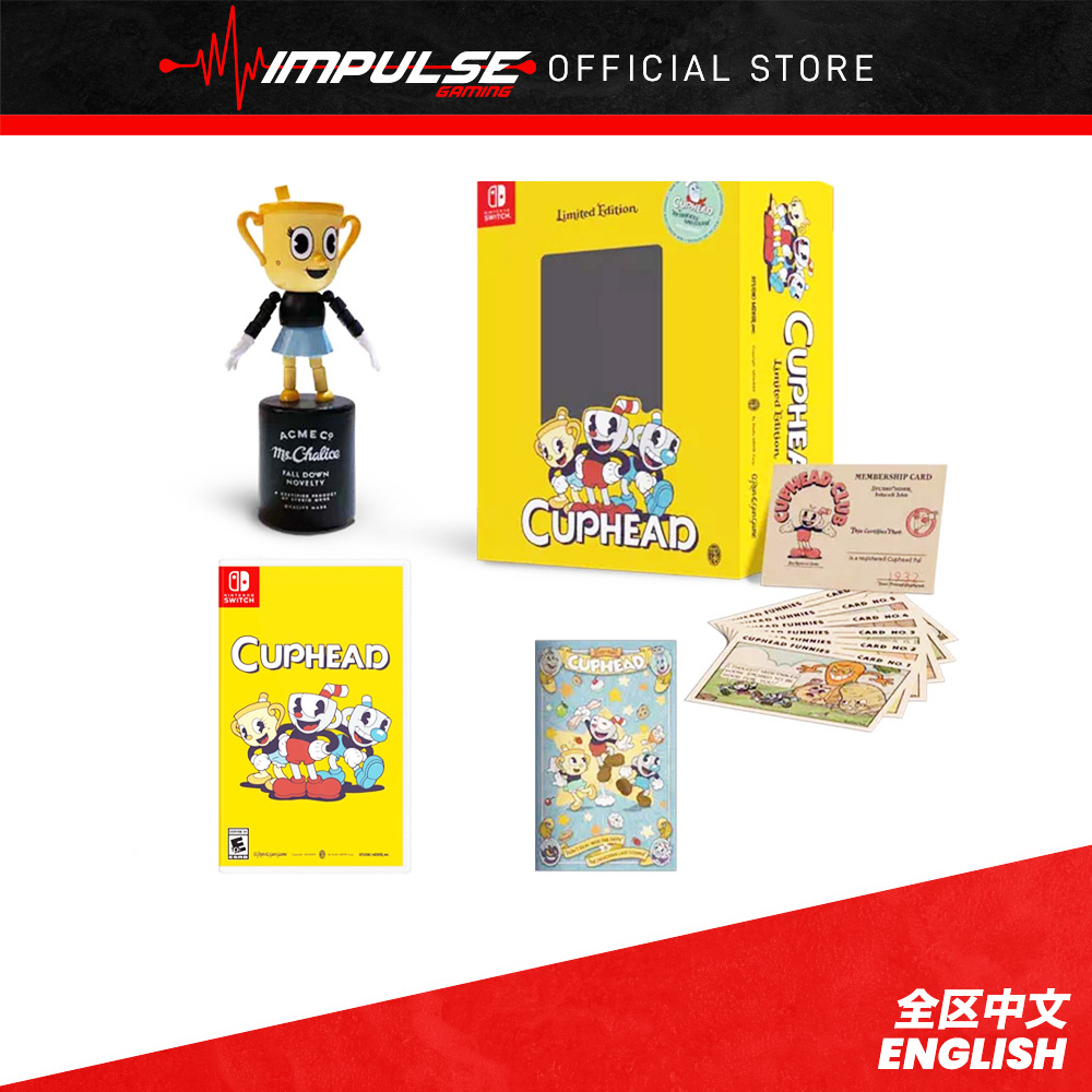 NSW Nintendo Switch Cuphead Cup Head Standard / Limited Edition Chi/Eng ...