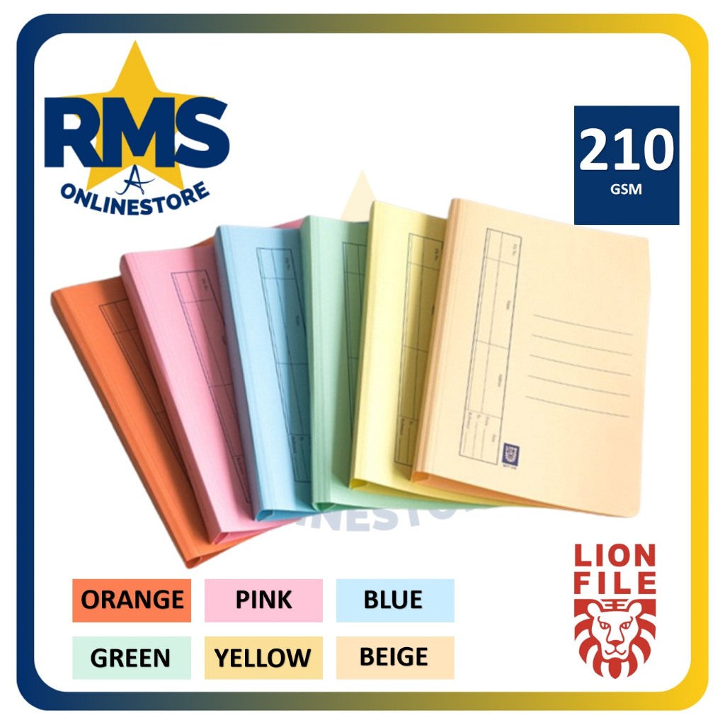 LION 604 Spring File 210gsm | Shopee Malaysia