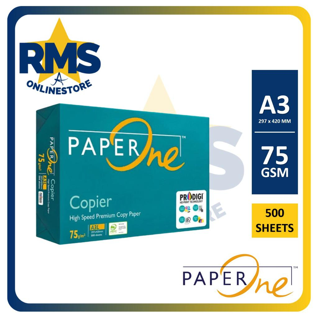 PAPER ONE A3 75 GSM (500 Sheets) | Shopee Malaysia