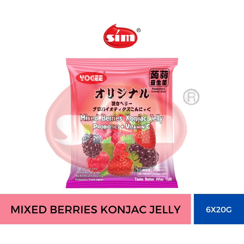 YAME - YOGEE PROBIOTICS KONJAC JELLY (6X20G) | Shopee Malaysia