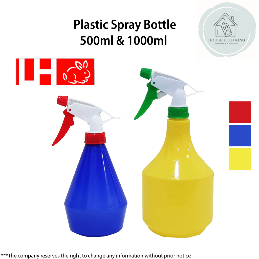 500ml & 1000ml Sprayer Bottle/Plastic Spray Bottle/Water Spray Bottle ...
