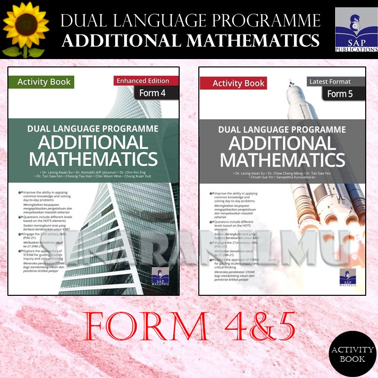 DUAL LANGUAGE PROGRAMME ADDITIONAL MATHEMATICS ENCHANCED EDITION ...
