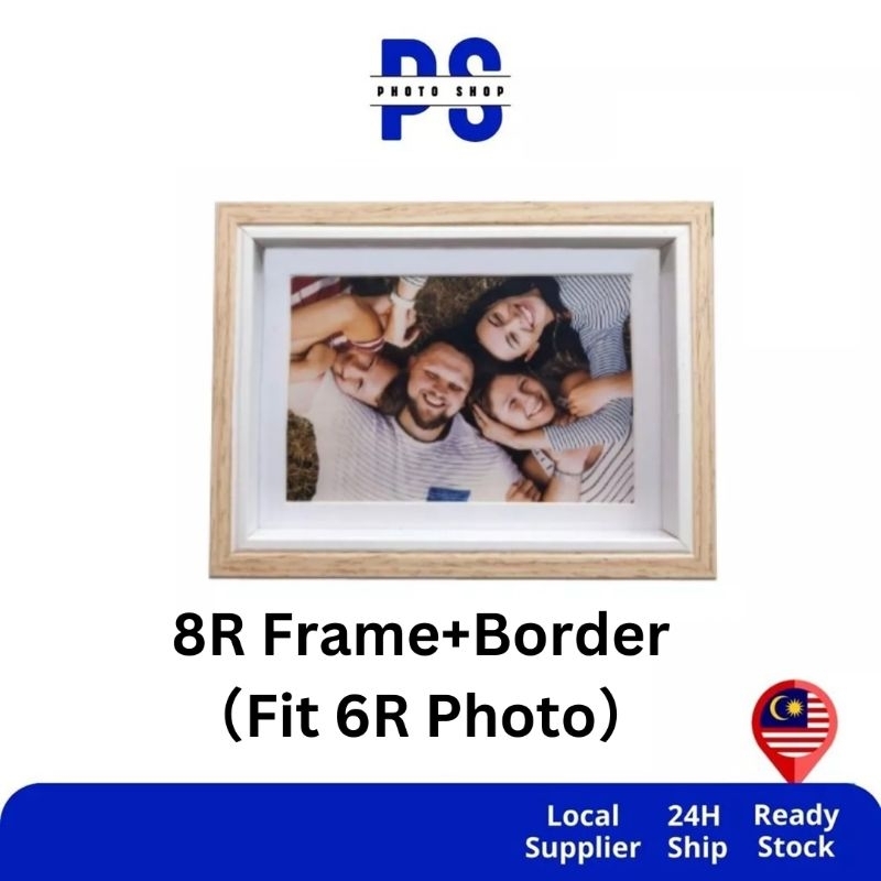 4R 5R 6R 8R Wooden Photo Frame（Muji Style）Ready Stock | Shopee Malaysia