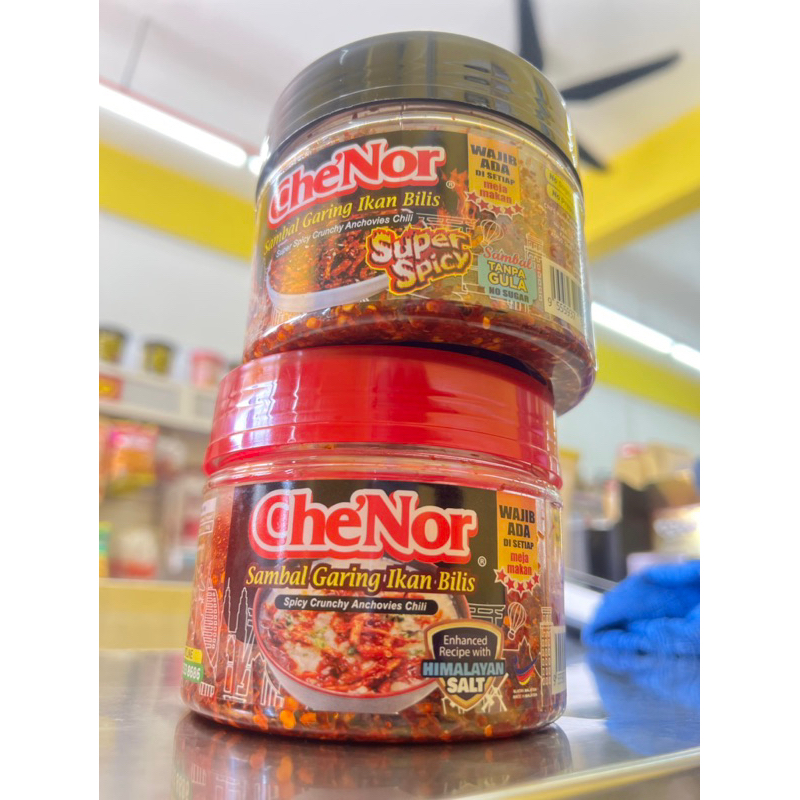 SAMBAL GARING IKAN BILIS CHE NOR ORI DAN SUPER SPICY TANPA GULA DENGAN ...