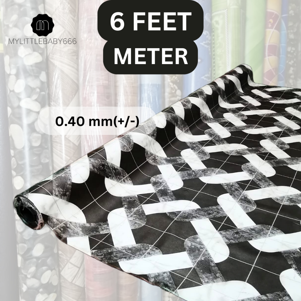 TIKAR GETAH 6 KAKI 0.40MM(+/-) METER FLOORING MAT TIKAR LANTAI ALAS ...