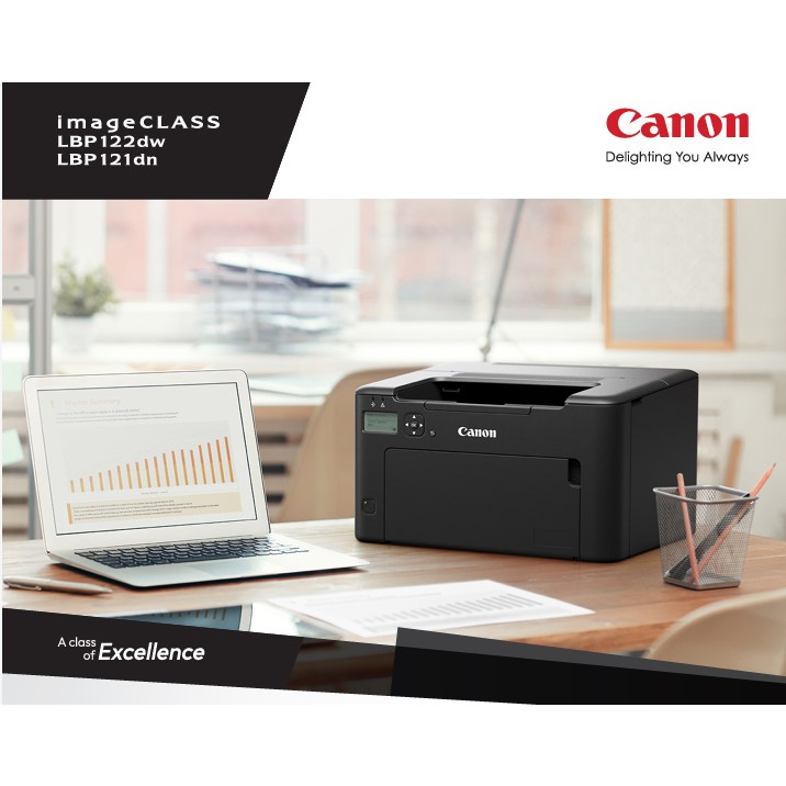 Canon imageCLASS LBP121dn LBP122dw Auto Duplex Network LaserJet with ...