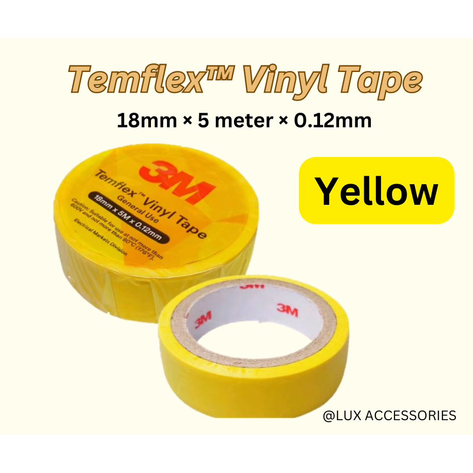 3M Electrical Tape Temflex Vinyl Tape | PVC Waterproof Wire Tape ...