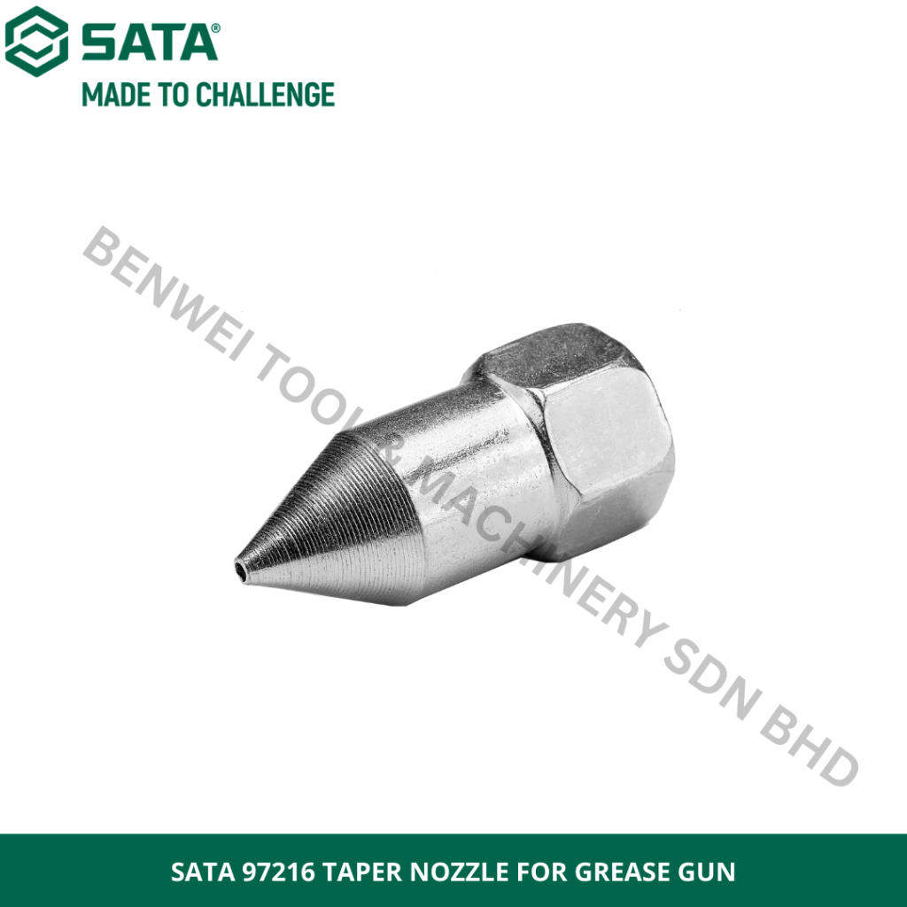 SATA 97216 TAPER NOZZLE FOR GREASE GUN | Shopee Malaysia
