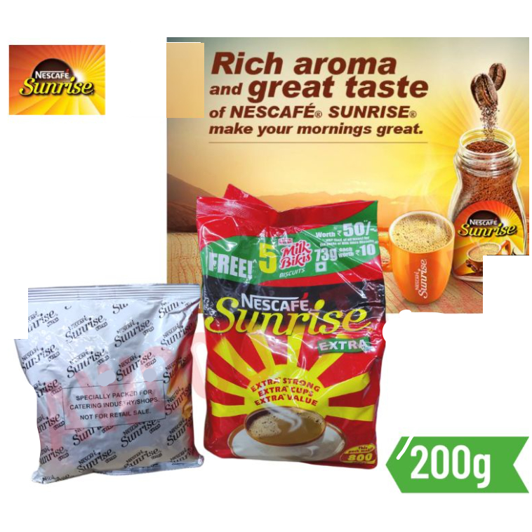 [Exp: 2025] Nescafe Sunrise (Silver Tea Stall) 200g | Original India ...