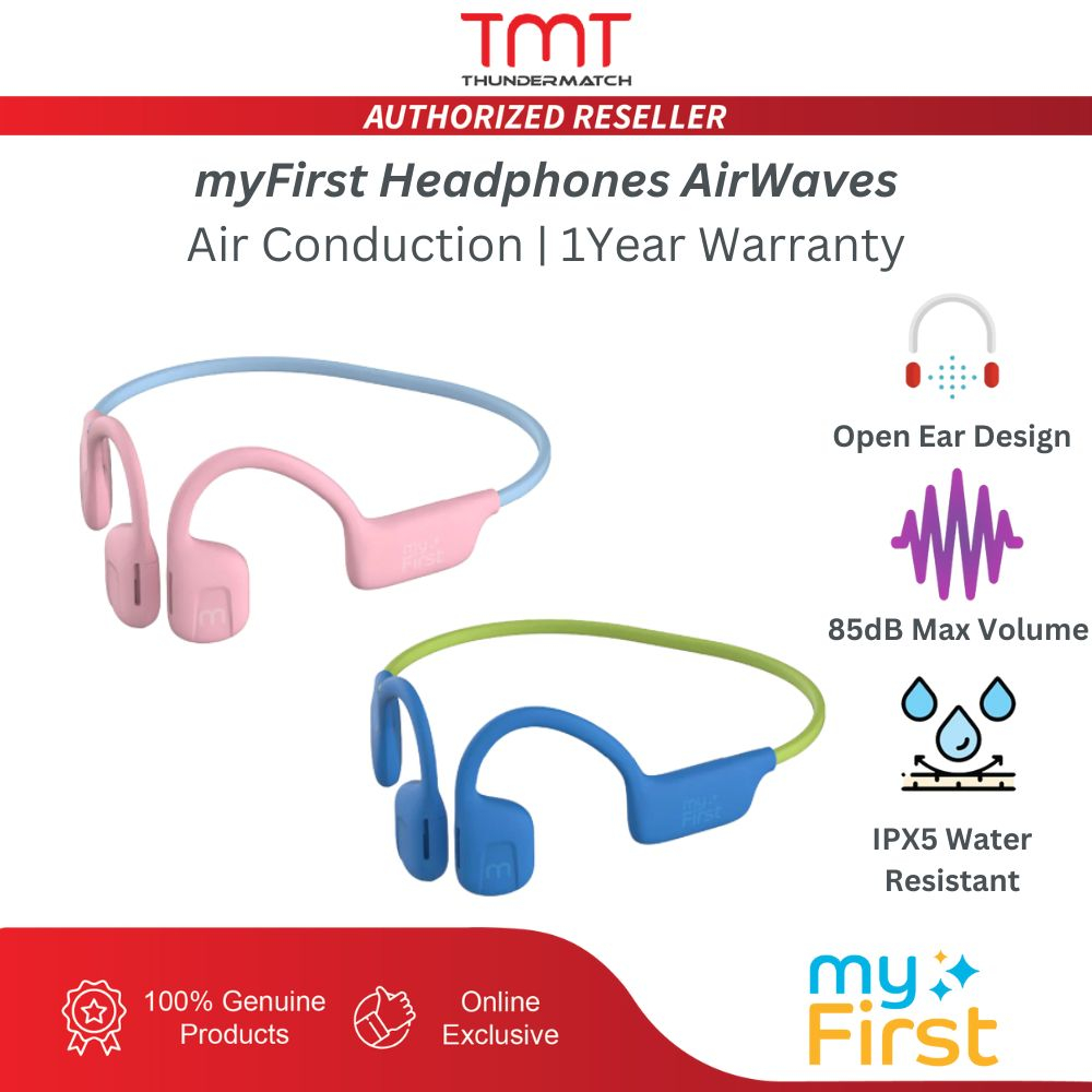 myFirst Headphones AirWaves | Air Conduction Techonology | Hearing ...