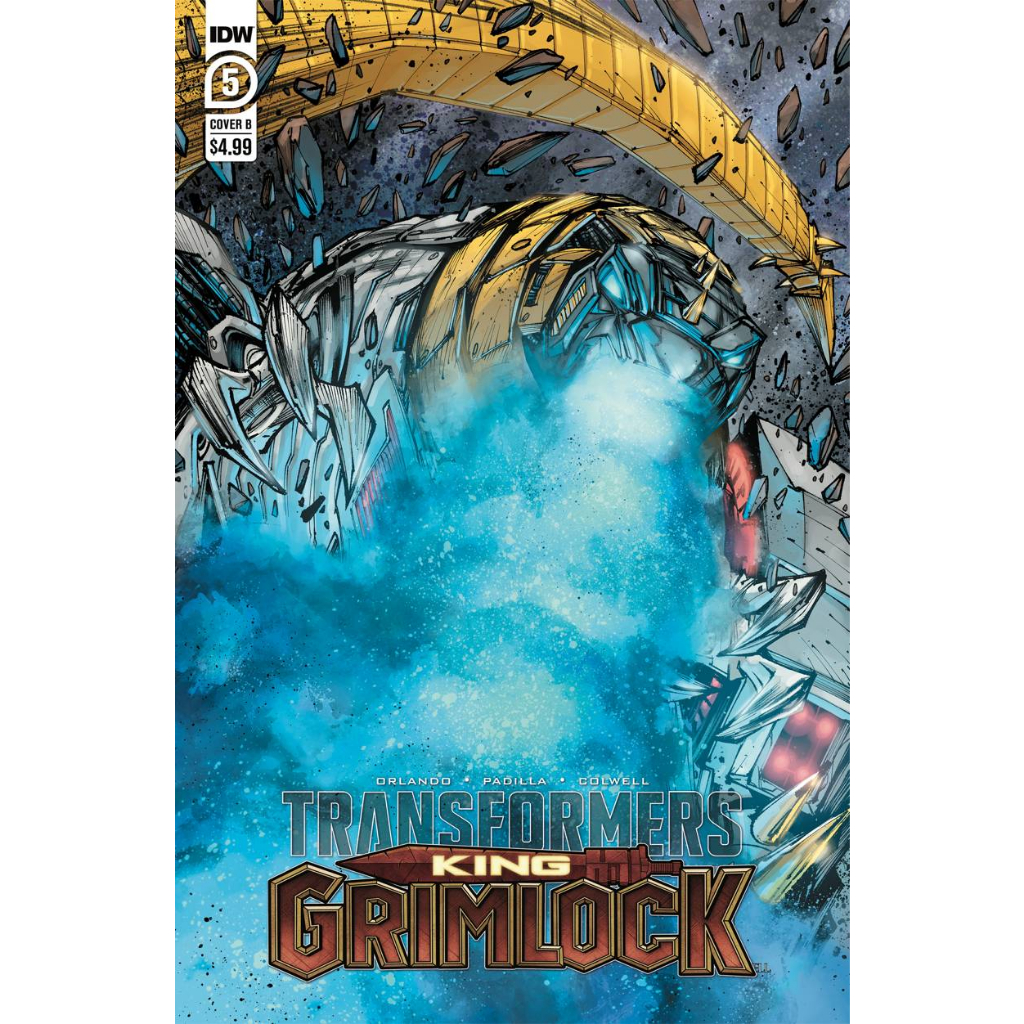 TRANSFORMERS KING GRIMLOCK 5-ISSUE MINI SERIES IDW COMICS | Shopee Malaysia