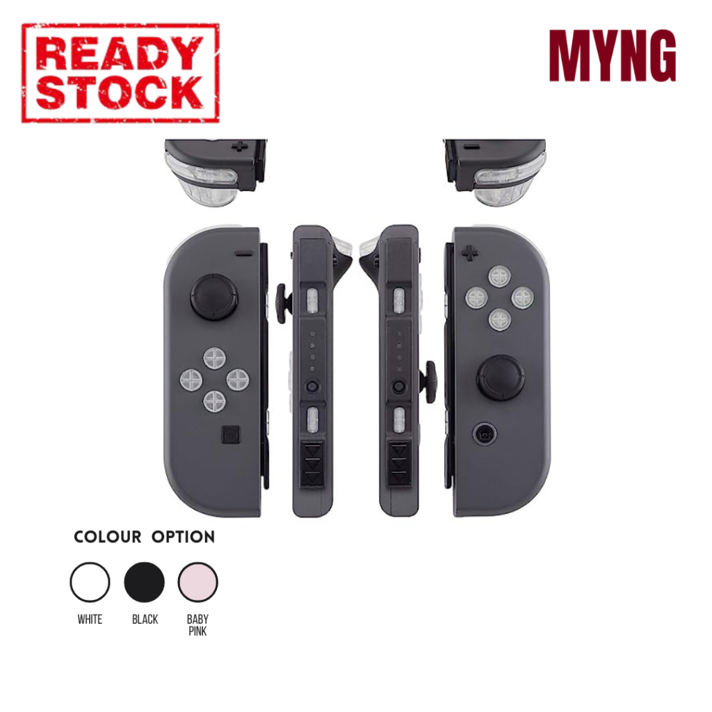 [READY STOCK]NS 21in1 Transparent Button Replacement For JoyCon Joy-con ...