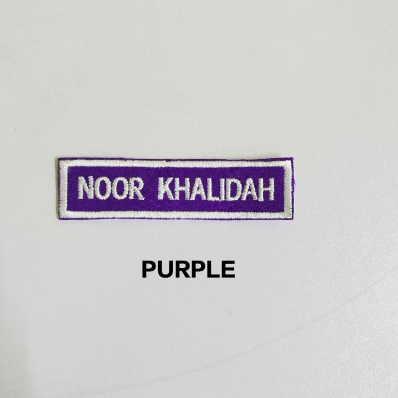 Name tag / tag nama sekolah melayu, jawi, cina, Korea dan Jepun (RM2 ...