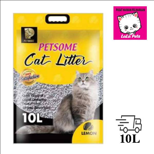 PETSOME CAT LITTER LEMON 10L | Shopee Malaysia