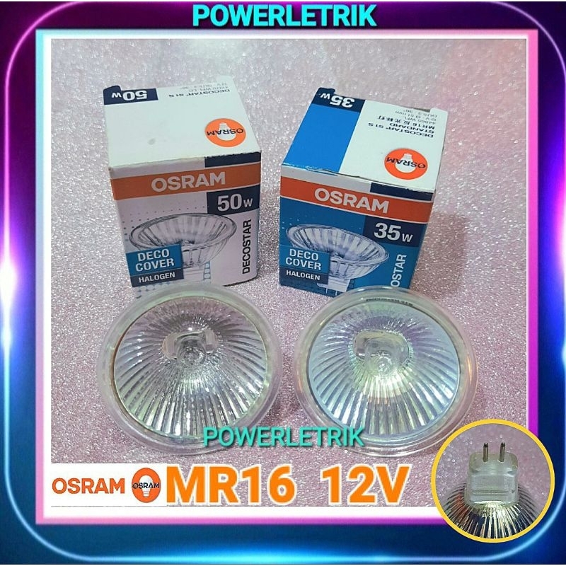 *READY STOCK* OSRAM MR16 35W/50W DECOSTAR HALOGEN BULB12V GU5.3 -36° WARMWHITE | Shopee Malaysia