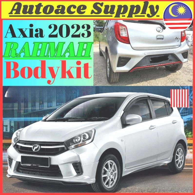 🔥Perodua RAHMAH Axia 2023 Bodykit Front Side Rear Warna Oem | Shopee ...