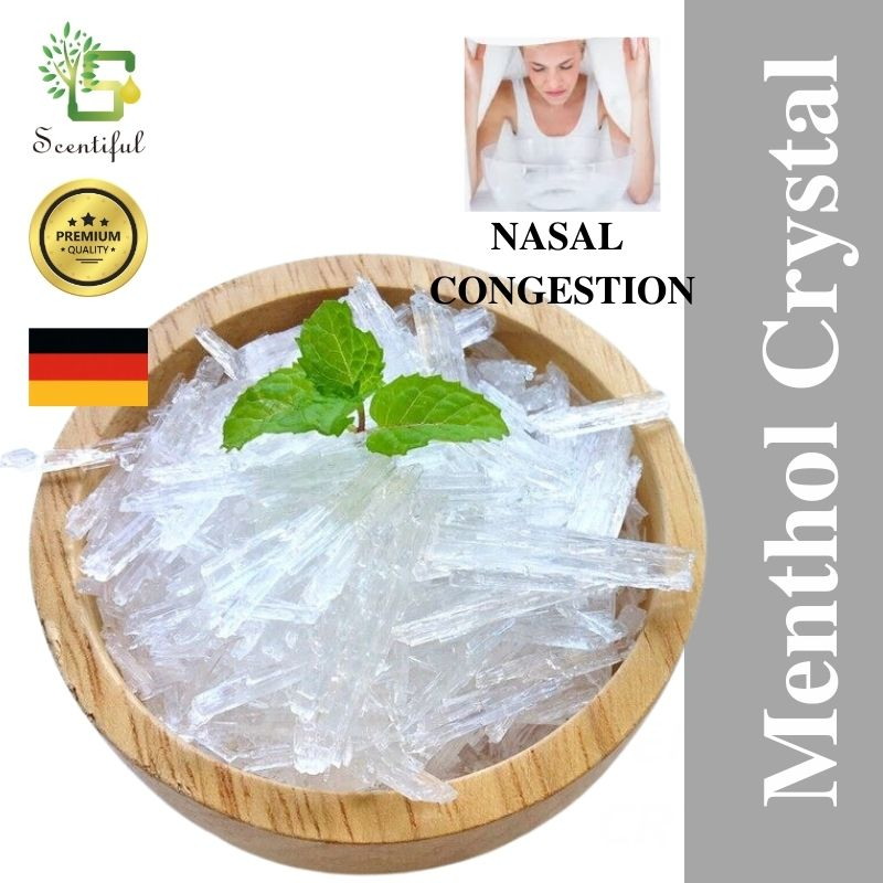 PURE MENTHOL CRYSTAL / 50G / 100G / IMPORTED FROM GERMANY | Shopee Malaysia