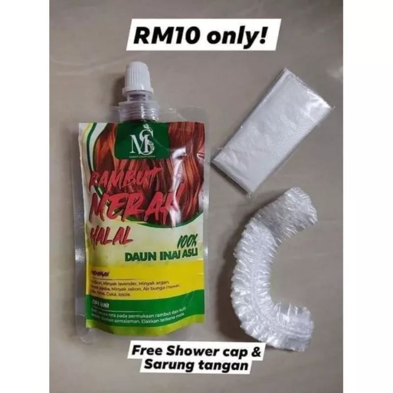 INAI RAMBUT ORIGINAL 100% HALAL | Shopee Malaysia