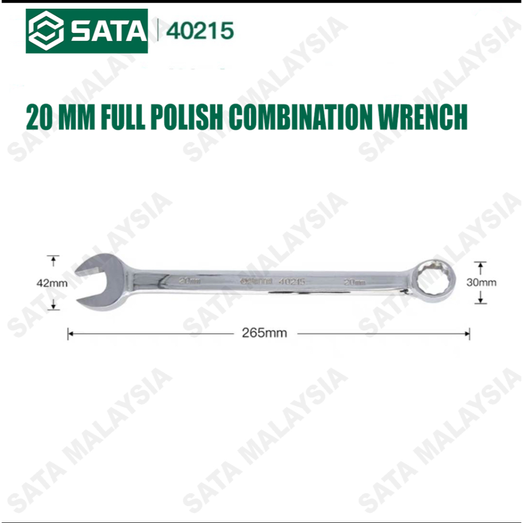 SATA Combination Wrench/Combination Spanner/Spanar Size 6MM to 32MM ...