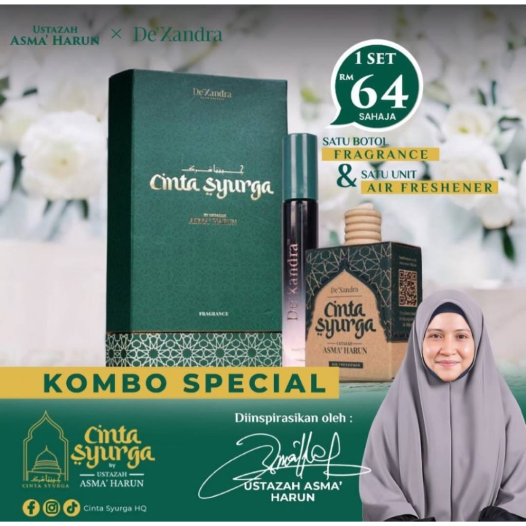 Ready Stock !!!Cinta Syurga Air Freshner | New Travel Spray 15ml ...