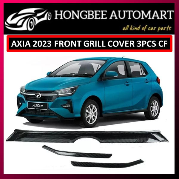 AXIA BARU NEW 2023-2024 FRONT GRILL COVER CARBON FIBER DESIGN, GRILL ...