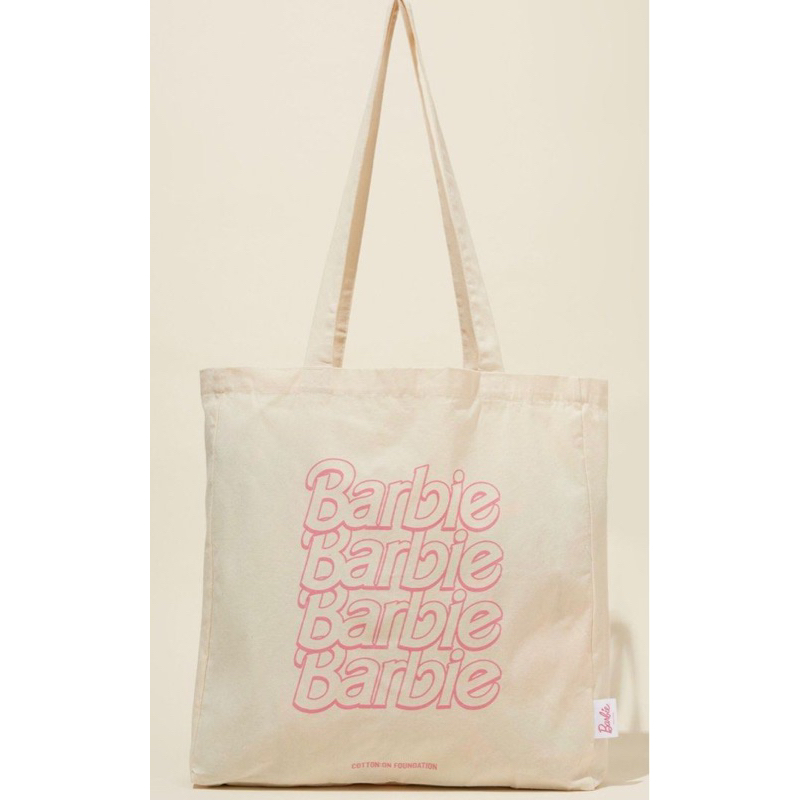 Typo x Barbie Tote Bag | Shopee Malaysia