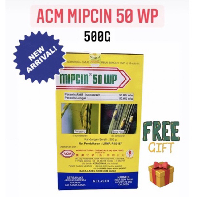 MIPCIN 50 WP Racun Bena Perang Bom (500 g) | Shopee Malaysia