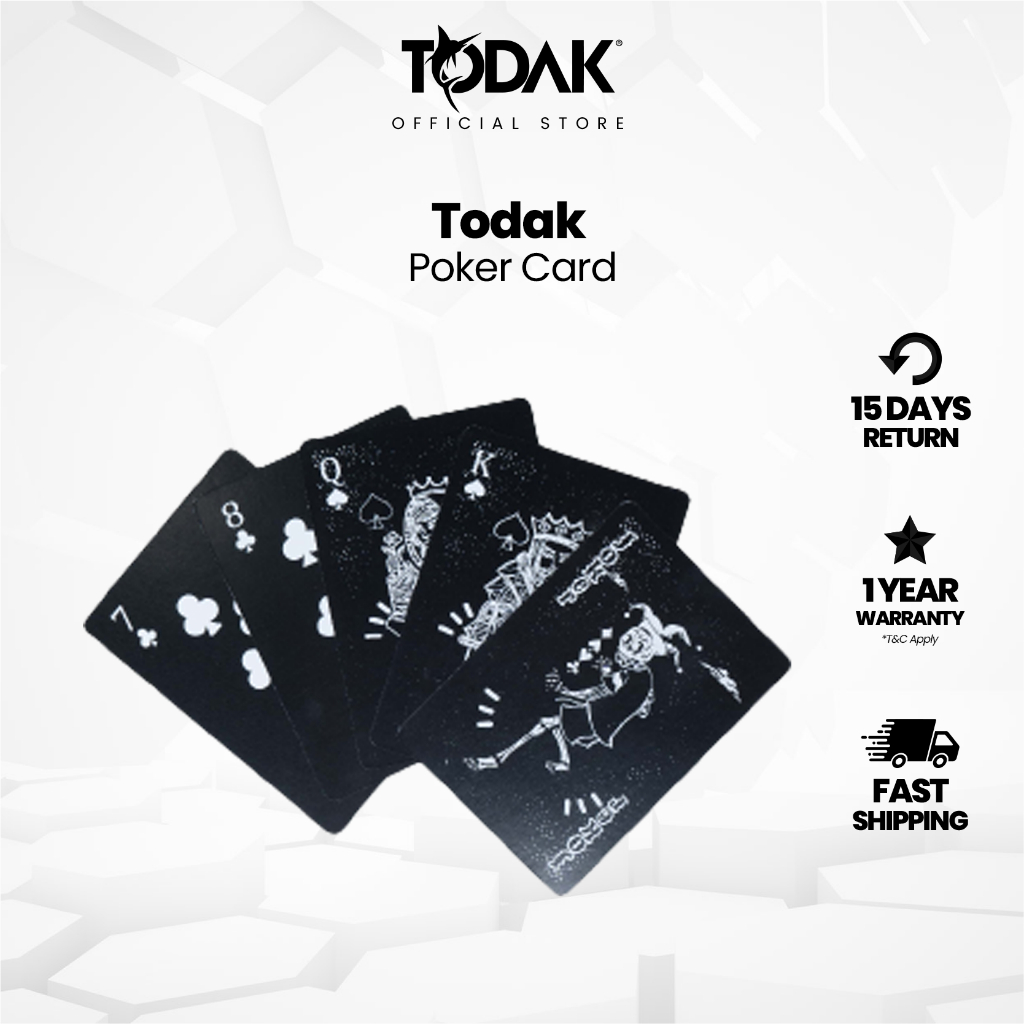Todak Poker Card Daun Terup Merchandise Kad Terup Card Game | Shopee ...