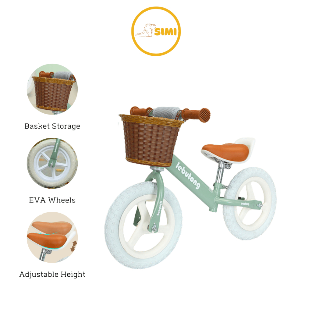 SIMI Children Push Bike Kids Balance Bike Ride-on Outdoor Sport Basikal ...