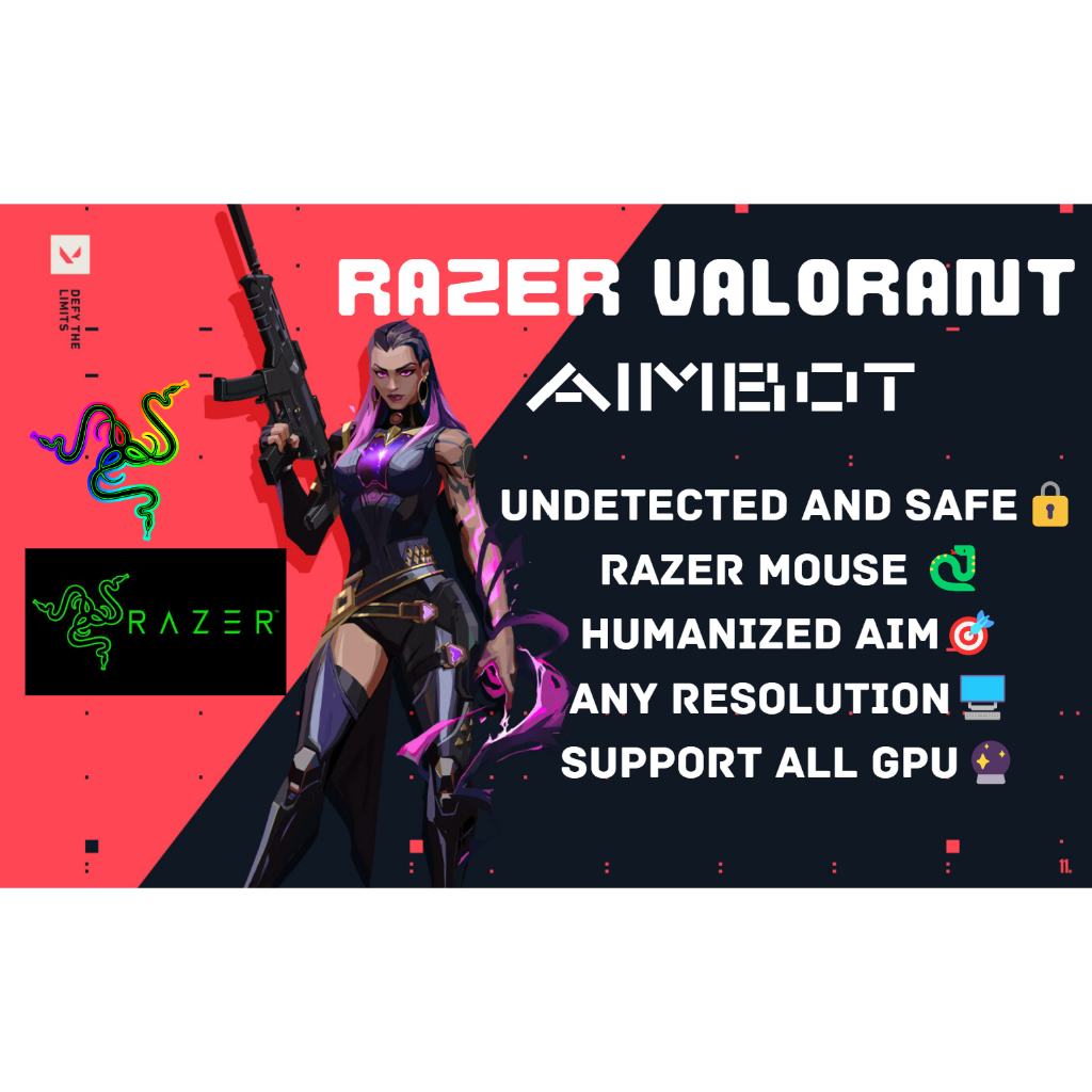 Valorant Aimbot | Razer Users Only 🐍 2024 🥶 | Shopee Malaysia