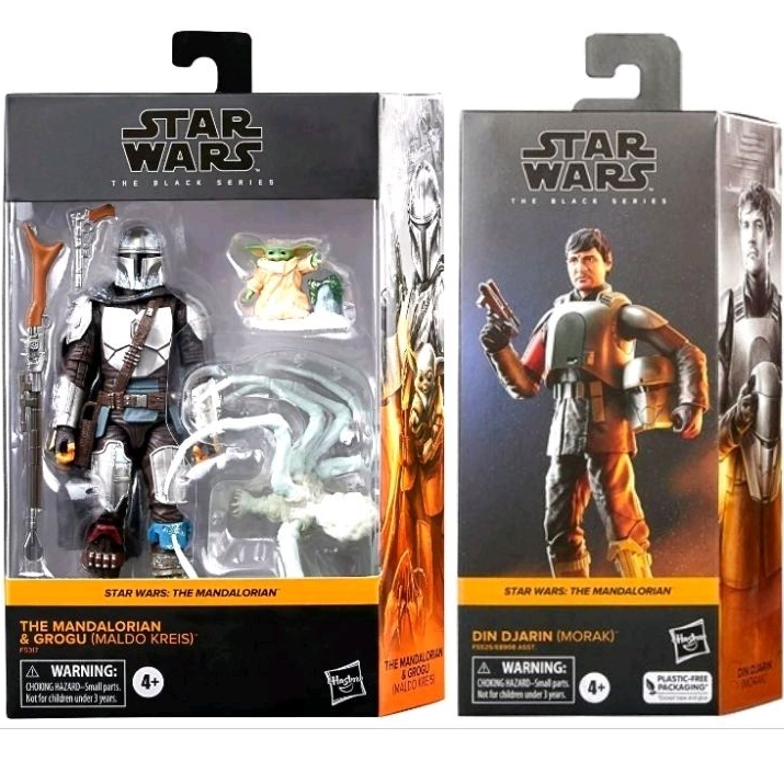 Star Wars The Black Series Din Djarin Morak Karga Scout Trooper Grogu ...